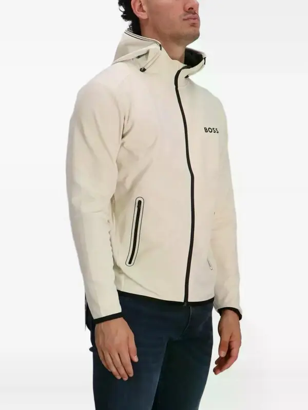 BOSS Hooded Zip-front Jacket