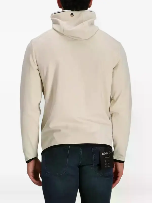 BOSS Hooded Zip-front Jacket