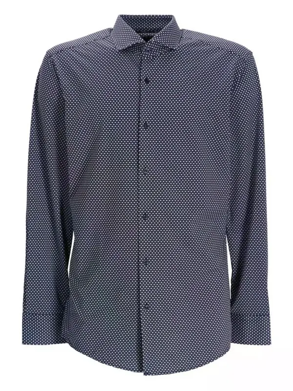 BOSS Cotton Shirt - Blue
