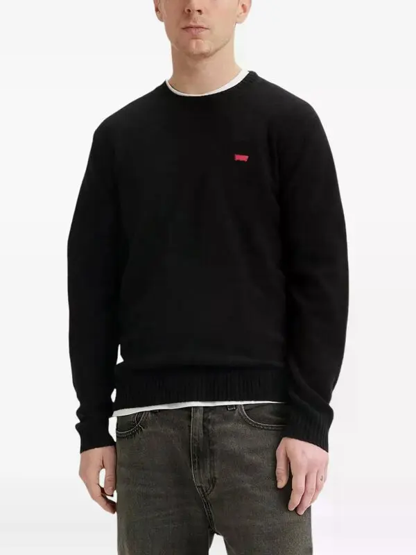 LEVI'S Logo-patch Crew-neck Sweater