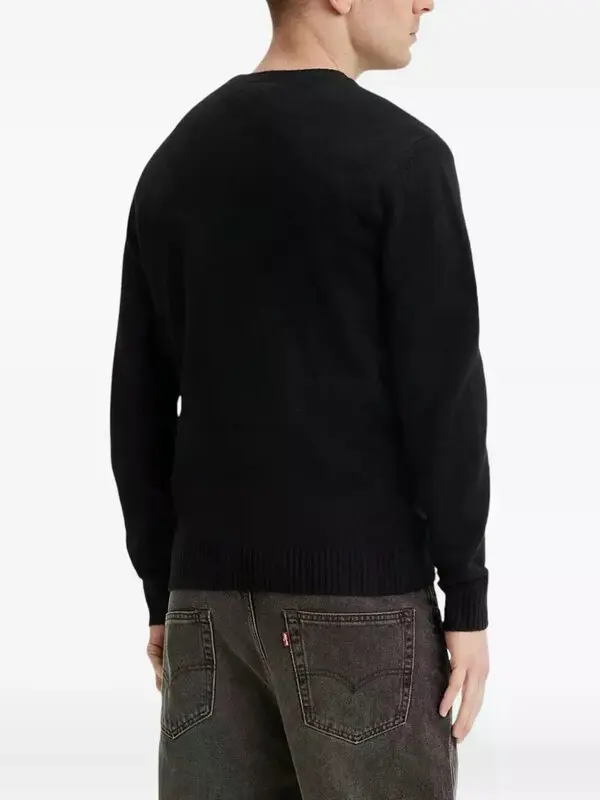 LEVI'S Logo-patch Crew-neck Sweater