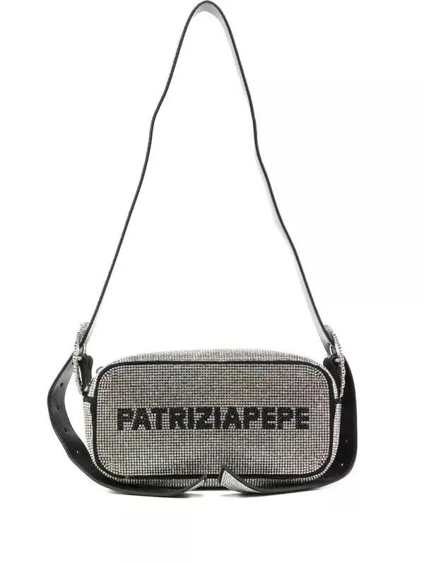 Patrizia Pepe Crystal-embellished Shoulder Bag