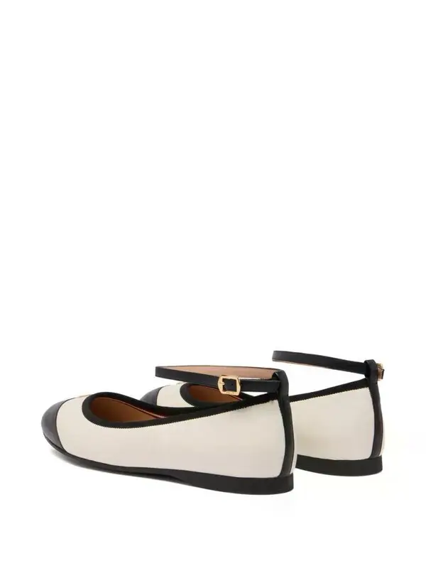 Bally Ysla Ankle-strap Ballet Flats