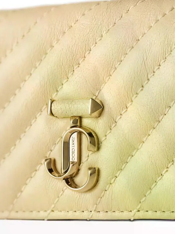 JIMMY CHOO Curve Nello Quilted Card Holder