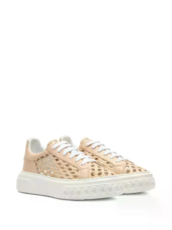 Casadei Versilia Off Road Platform Sneakers - Neutrals