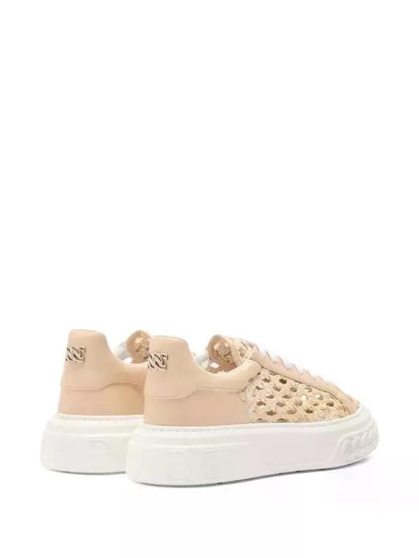 Casadei Versilia Off Road Platform Sneakers - Neutrals