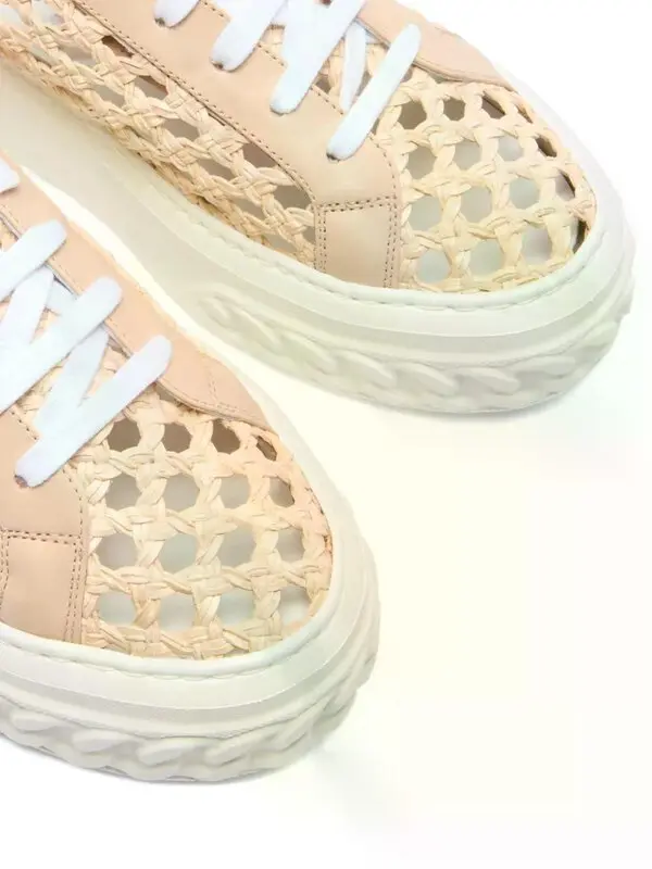 Casadei Versilia Off Road Platform Sneakers - Neutrals