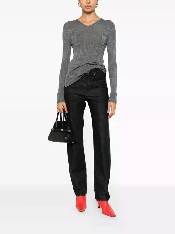 Liviana Conti Lara Ribbed Knit Sweater