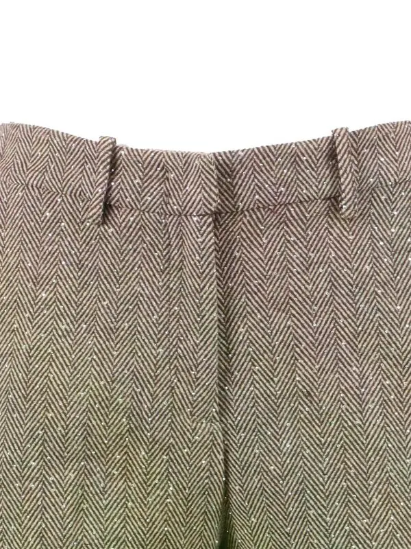 ERMANNO FIRENZE Herringbone Trousers