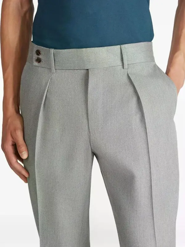 Incotex Pleated Trousers - Grey