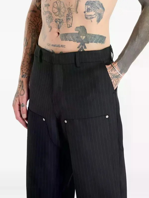 MISBHV Pinstriped Carpenter Trousers