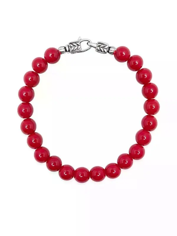 NIALAYA JEWELRY Healing Bead Bracelet - Red