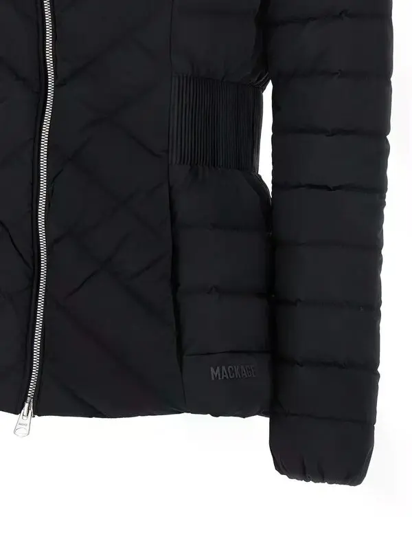Mackage Quilted Hooded Jacket - Black
