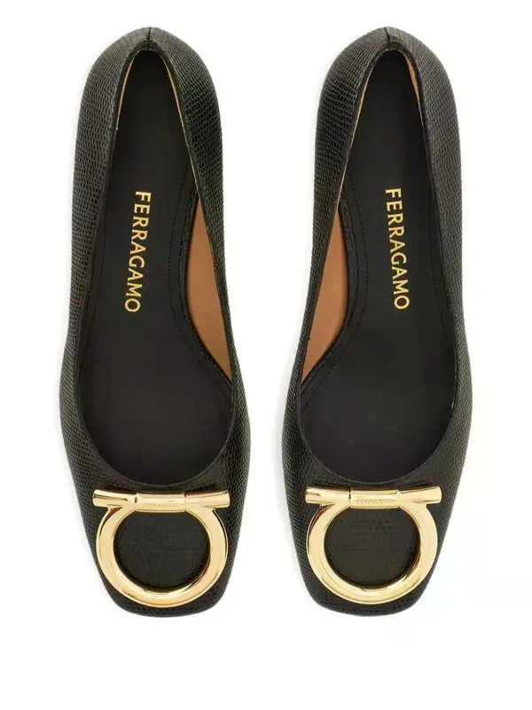 FERRAGAMO 40mm Lizard Gancio Pumps