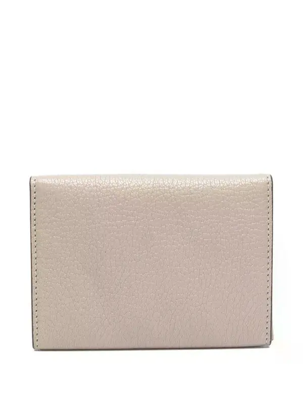 Chloé Logo-detail Card Holder - Neutrals