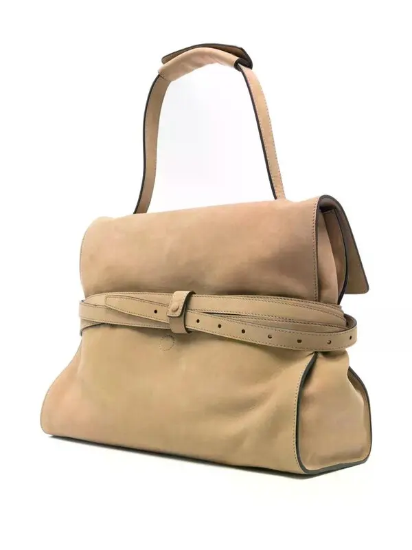 Moschino Belted Leather Tote