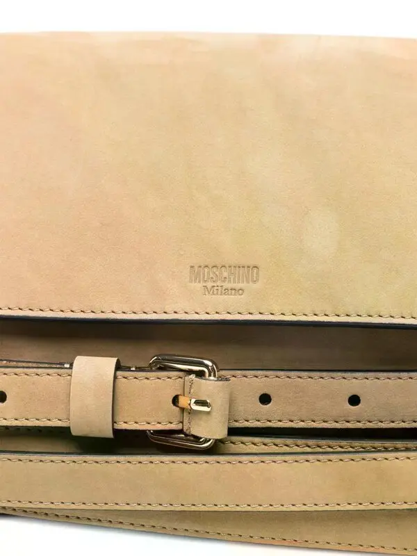 Moschino Belted Leather Tote