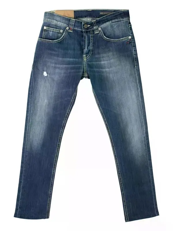 DONDUP Distressed Straight Leg Jeans