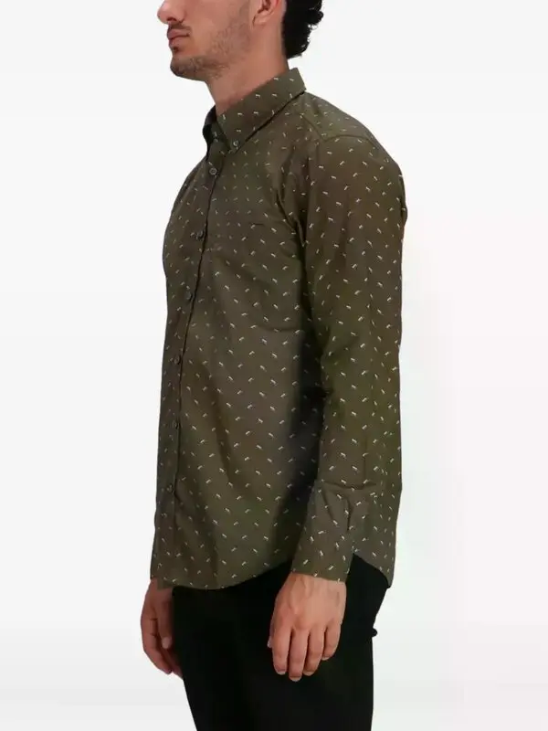 BOSS Printed Long-sleeve Shirt