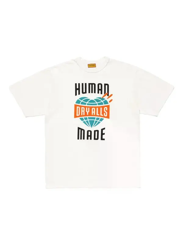 HUMAN MADE Heart-globe Graphic T-shirt - White