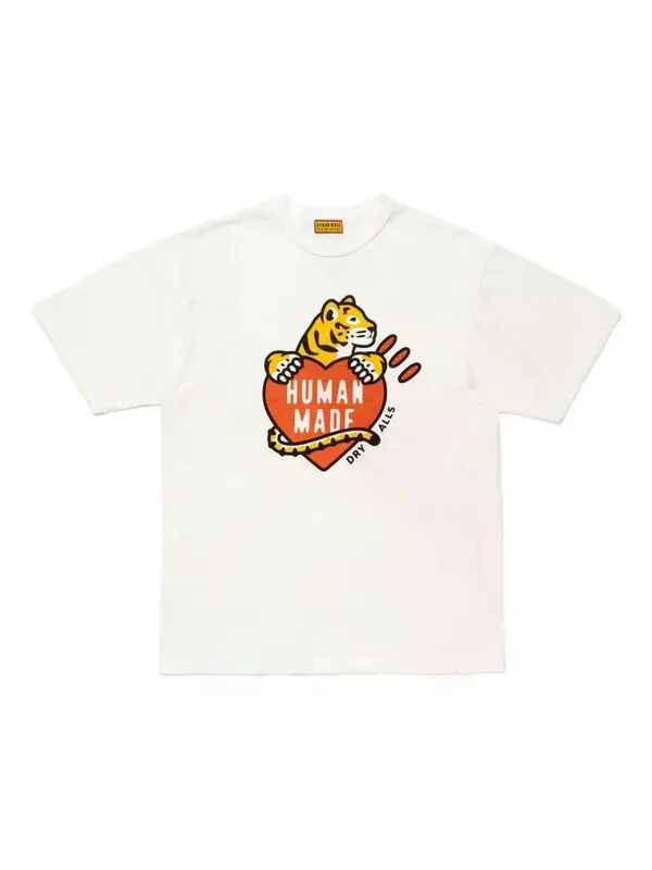 HUMAN MADE Tiger Heart Graphic T-shirt - White