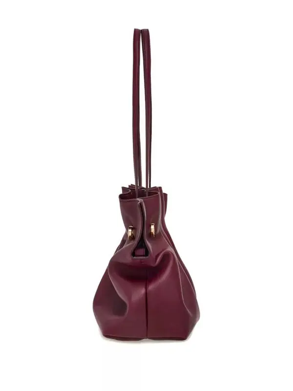 FERRAGAMO Gancini Medium Shoulder Bag - Red