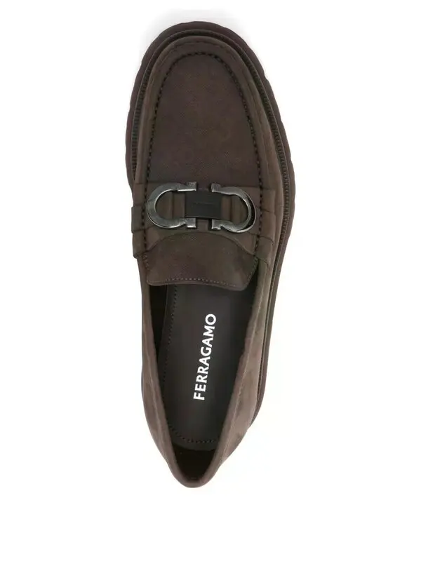 FERRAGAMO Gancini-buckle Loafers