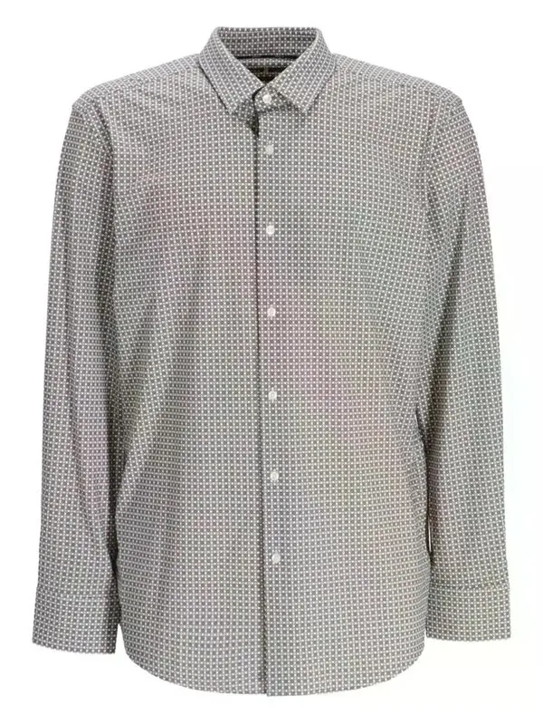 BOSS Patterned Shirt - Grey