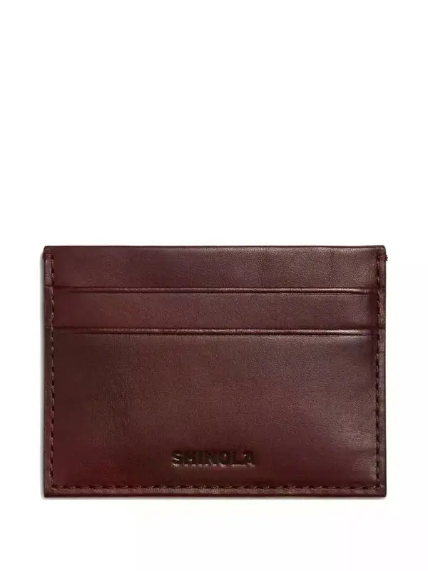 Shinola Leather Cardholder - Red