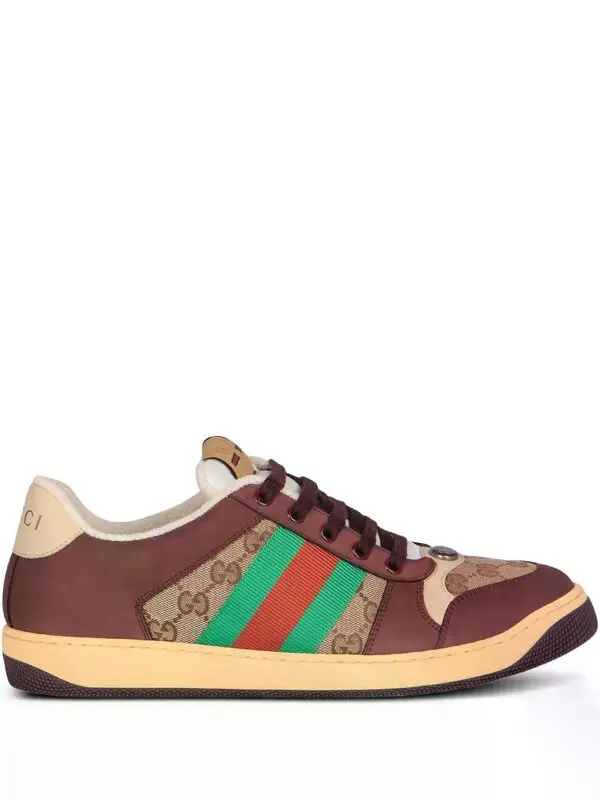 Gucci Gg Web Stripe Sneakers