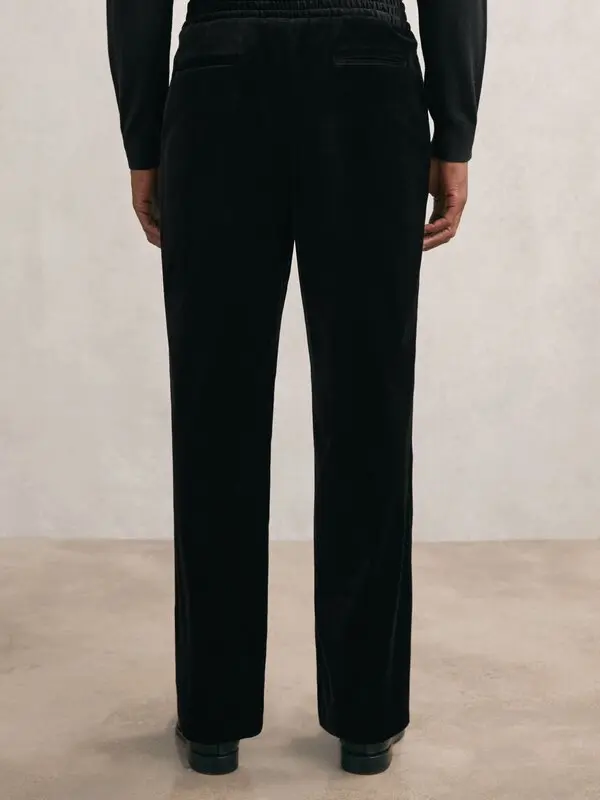 REISS Parade Wide-leg Velvet Trousers