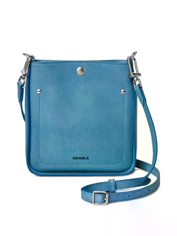 Shinola Studded Strap Satchel