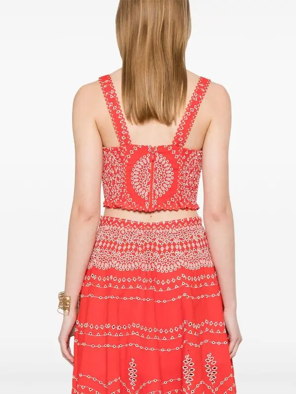 Charo Ruiz Ibiza Goldie Top - Red