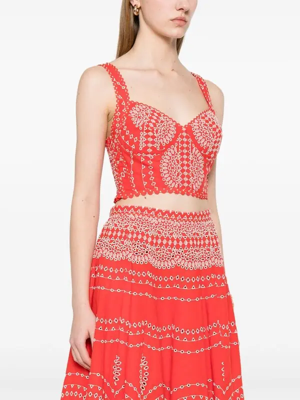 Charo Ruiz Ibiza Goldie Top - Red