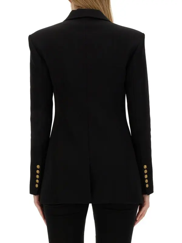 Balmain Single-breasted Wool Jacket