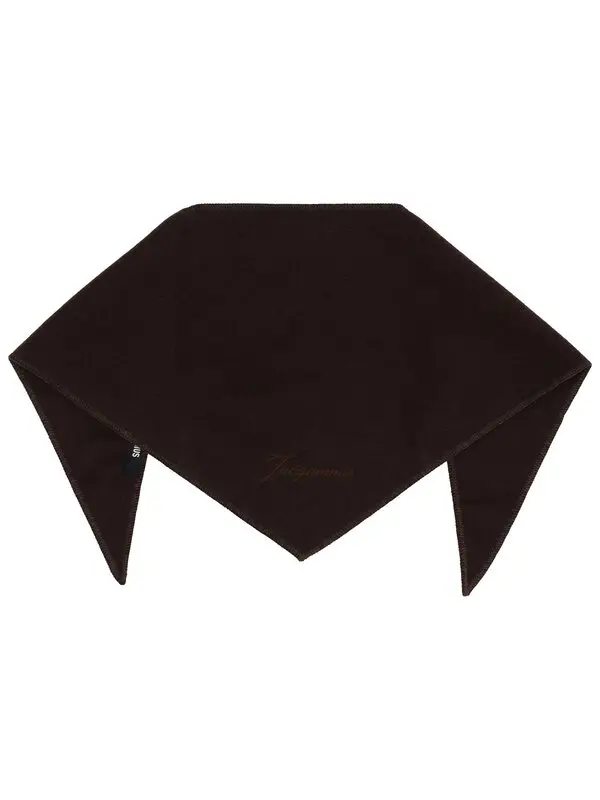 Jacquemus Cashmere" Bandana - Brown