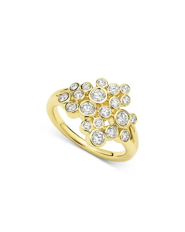 Lagos 18k Yellow Fizz Diamond Ring - Gold