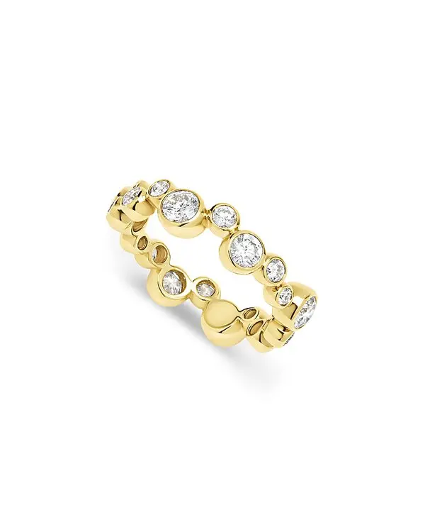Lagos 18k Yellow Fizz Diamond Bubble Stack Ring - Gold