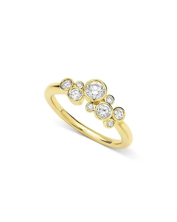 Lagos 18k Yellow And Diamond Fizz Cluster Ring - Gold