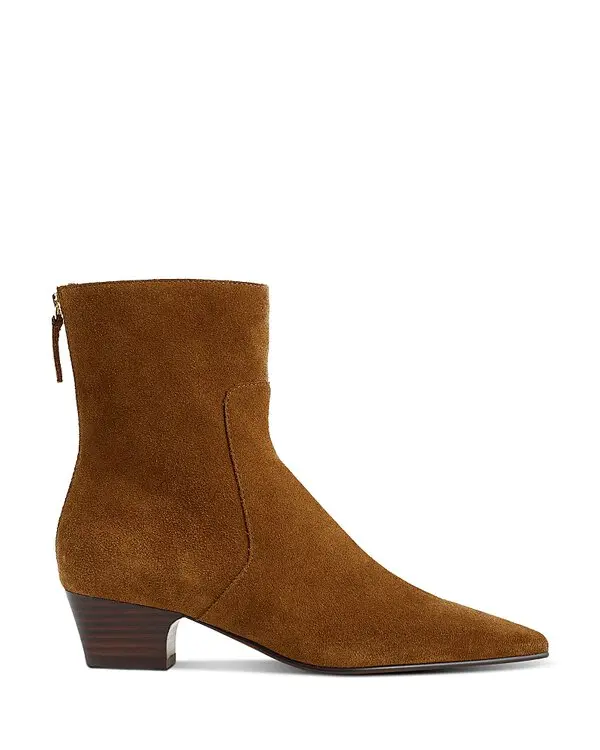 Madewell Lexie Booties - Warm Chestnut