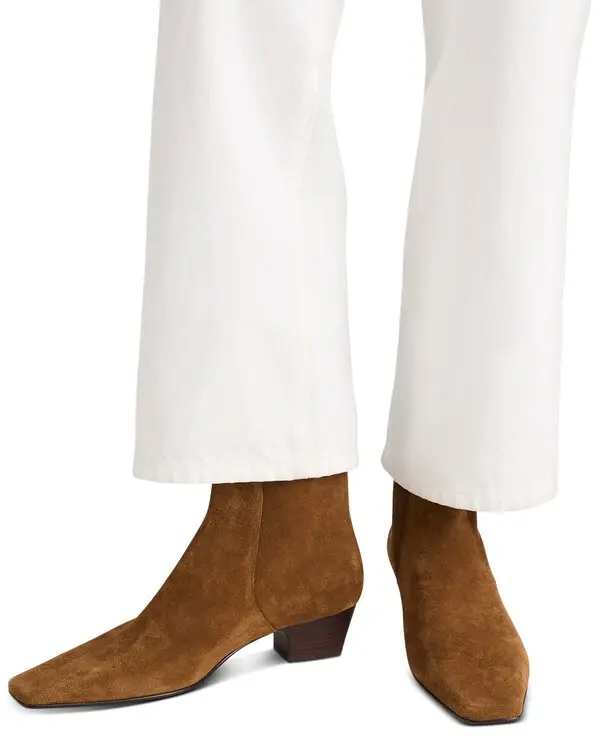 Madewell Lexie Booties - Warm Chestnut