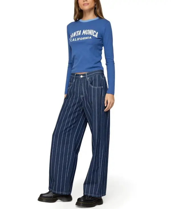 EDIKTED Santa Monica Long Sleeve T-shirt