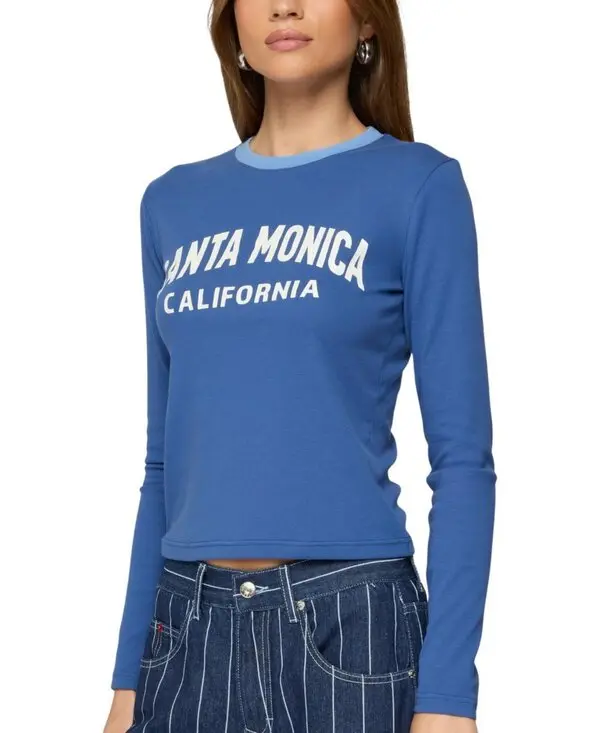 EDIKTED Santa Monica Long Sleeve T-shirt