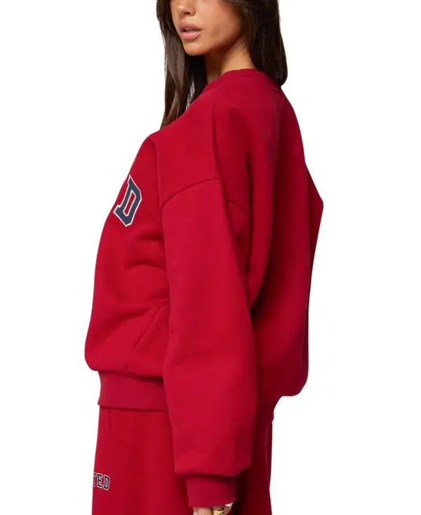 EDIKTED Major Sweatshirt - Red