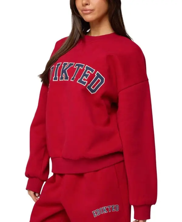 EDIKTED Major Sweatshirt - Red