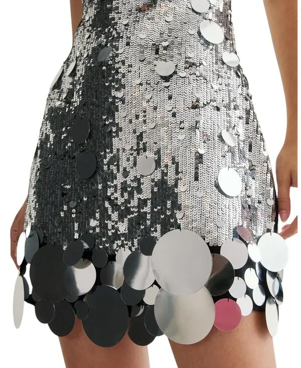Nasty Gal Sleeveless Sequin Mini Dress