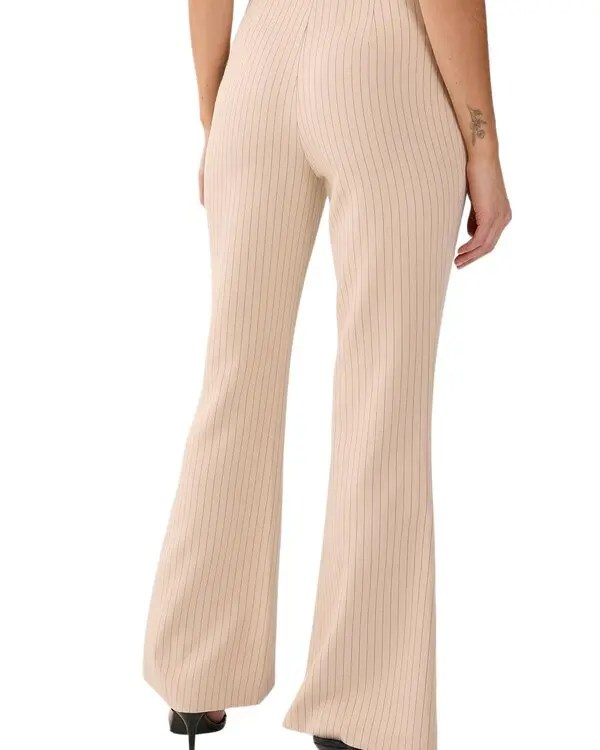 Nasty Gal Lace Trim Flared Trousers