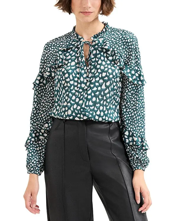 PHASE EIGHT Manon Frill Detail Blouse