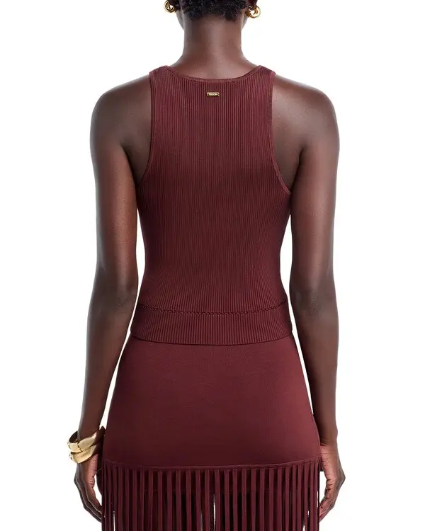 TOCCIN Avery Racer Tank - Deep Spice