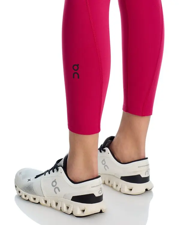 On Studio 7/8 Tights - Grenadine
